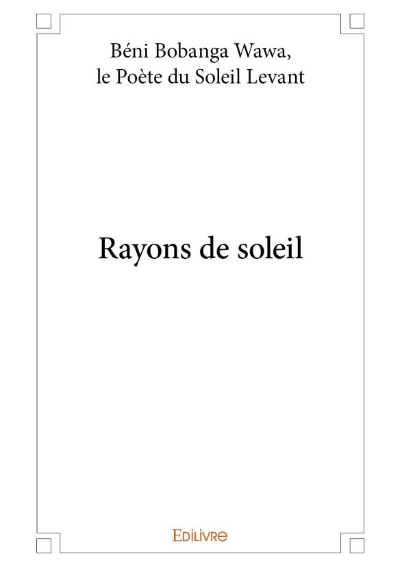 Soleil Levant - Librairie Edilivre